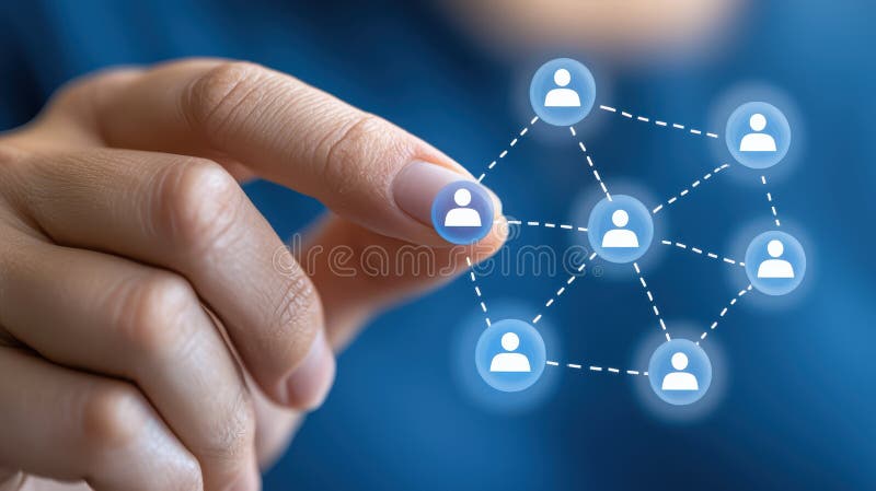 Social Network Interaction, Person Connects with Global Community ...