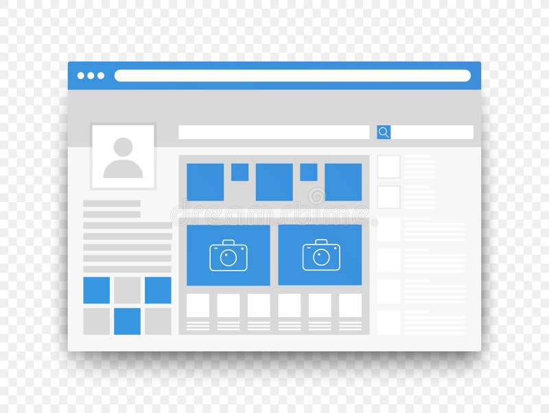 Facebook User Interface Stock Illustrations – 946 Facebook User ...