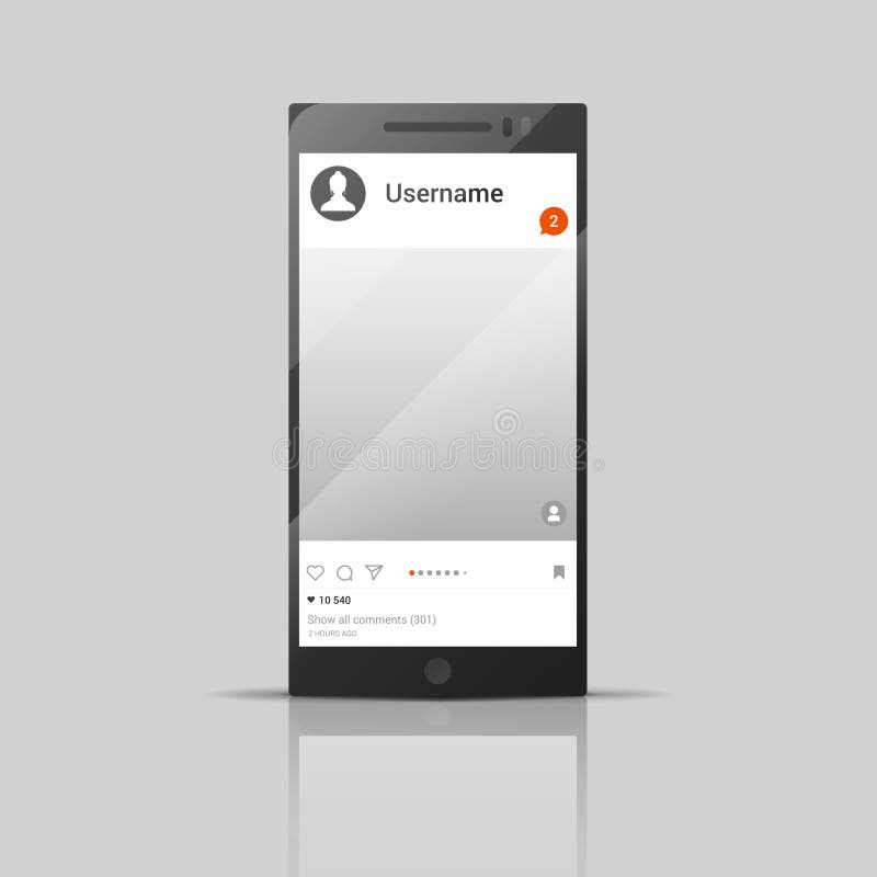 Social network phone stock vector. Illustration of element - 104456374