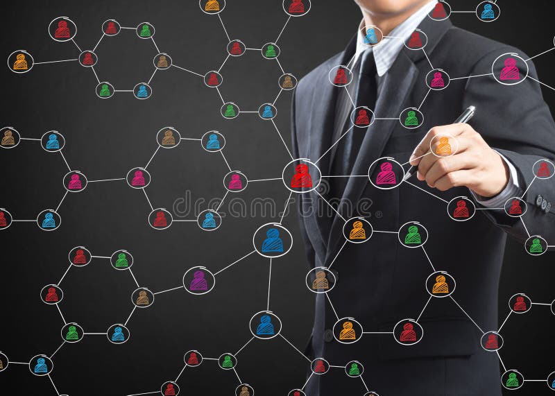 Social network structure stock image. Image of education - 34823241
