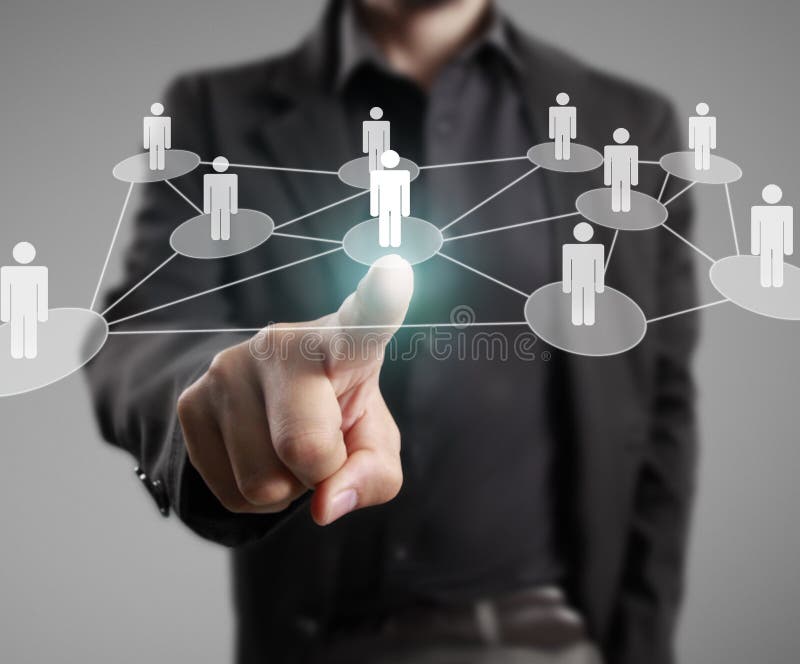 Social network structure stock illustration. Illustration of global ...