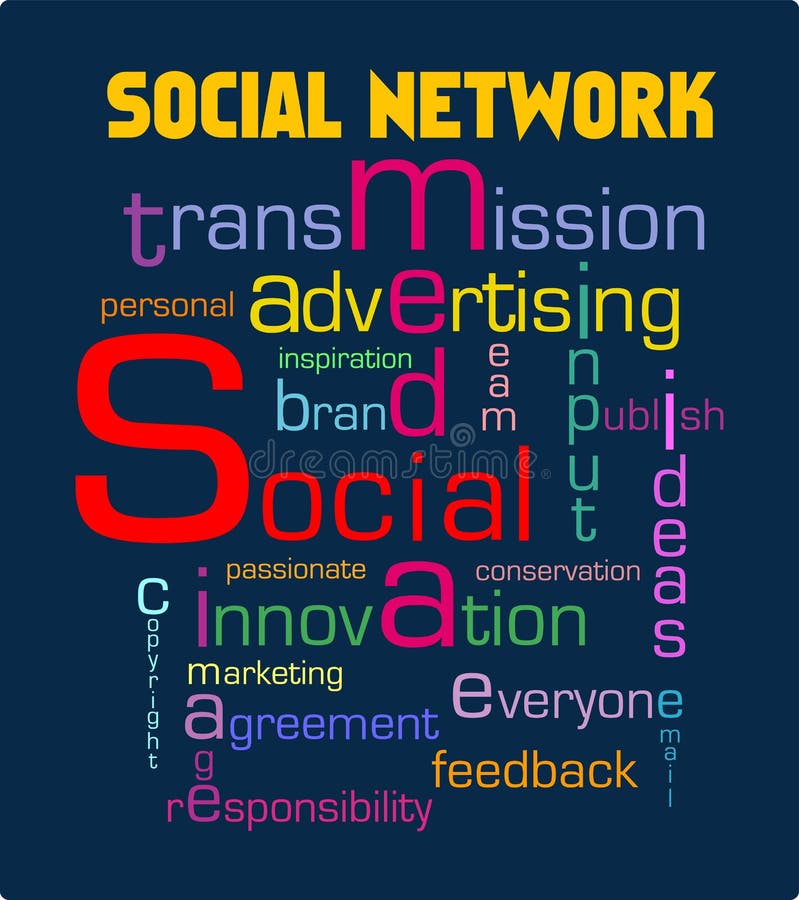 Social networking stock illustration. Illustration of artwork - 23367149