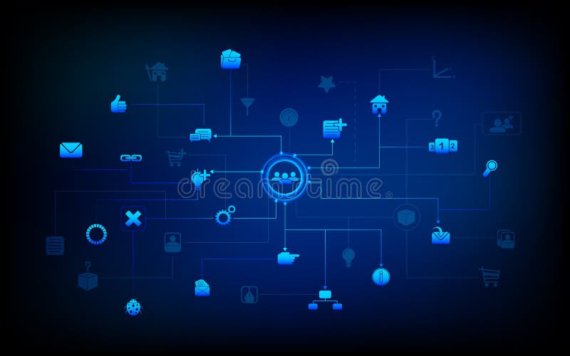 Social Networking stock illustration. Illustration of commerce - 25993972