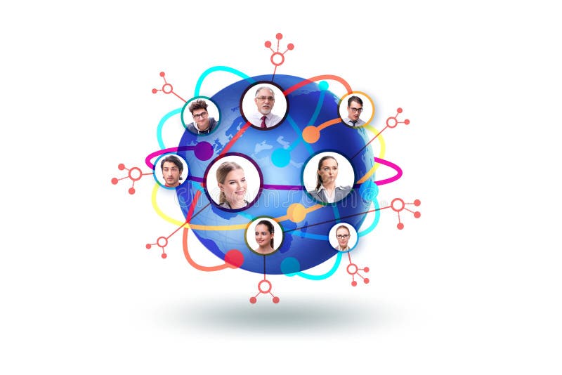 Social Networking Concept with People Stock Photo - Image of group ... Social Networking Concept with People Stock Photo - Image of group ...
