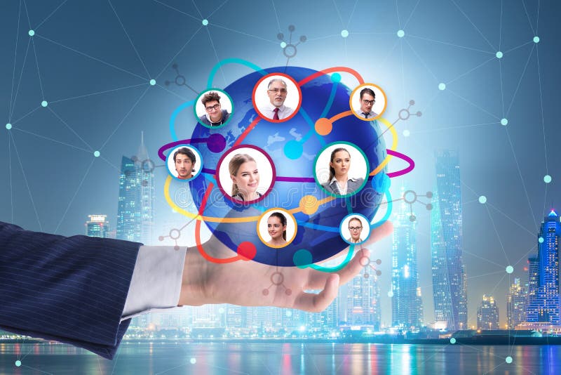 Social Networking Concept with People Stock Image - Image of managing ... Social Networking Concept with People Stock Image - Image of managing ...