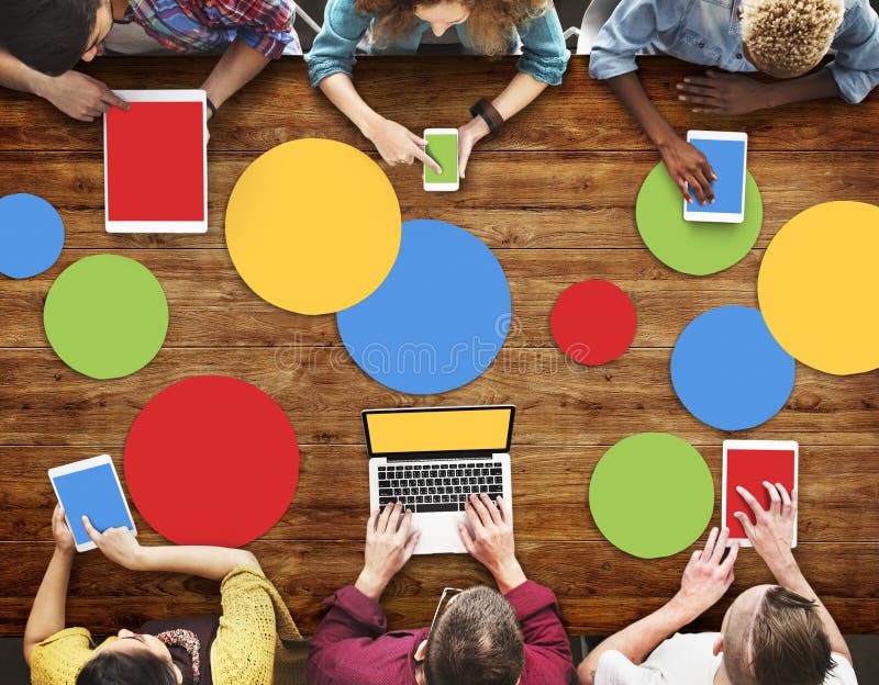 Social Networking Online Internet Connect Share Concept Stock Image ...