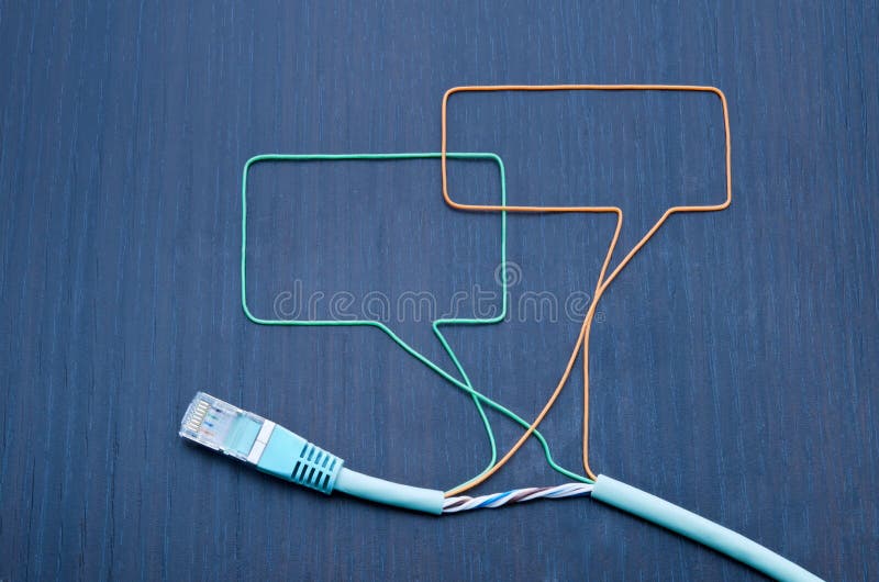 Networking,Network Cables,Interconnection Stock Photo - Image of ...
