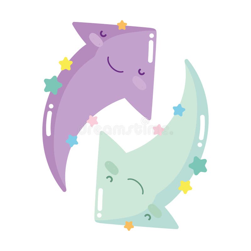 Social Networks Cartoon Reload Arrows Icon Stock Vector - Illustration ...