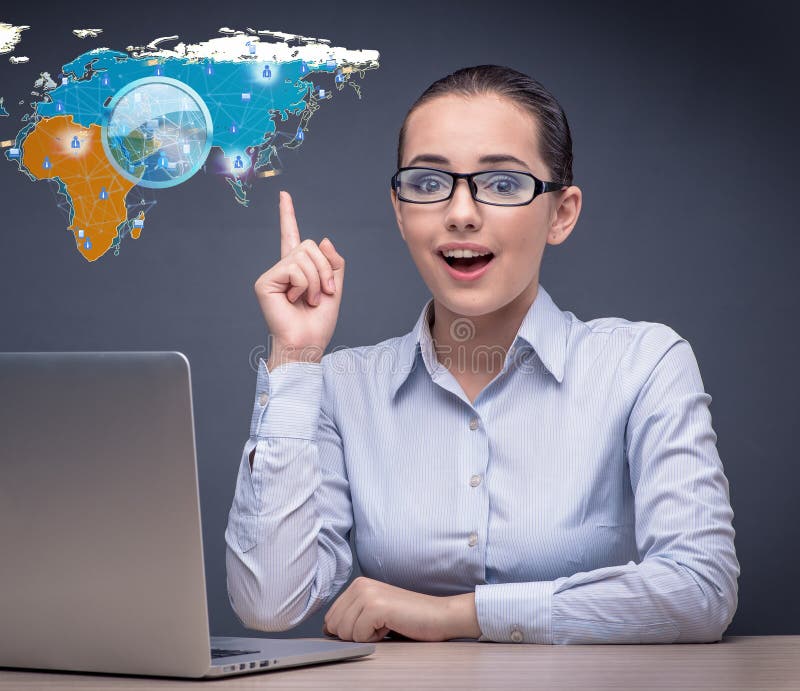 Social Networks and Online Interactions Concept Stock Photo - Image of ...