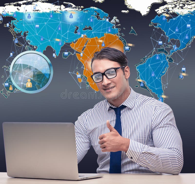 Social Networks and Online Interactions Concept Stock Image - Image of ...