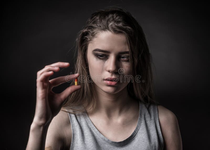 Social problems woman stock photo. Image of holding, isolated - 62338722
