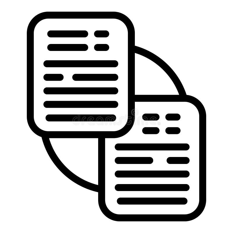 Social Project Meeting Icon, Outline Style Stock Vector - Illustration ...