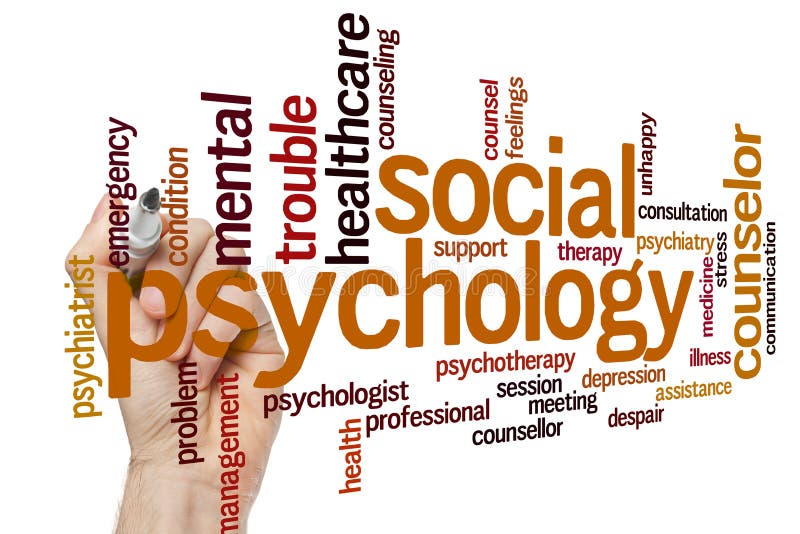 Psychology Word Collage Treatment Therapy Mental Illness Disorder Stock ...
