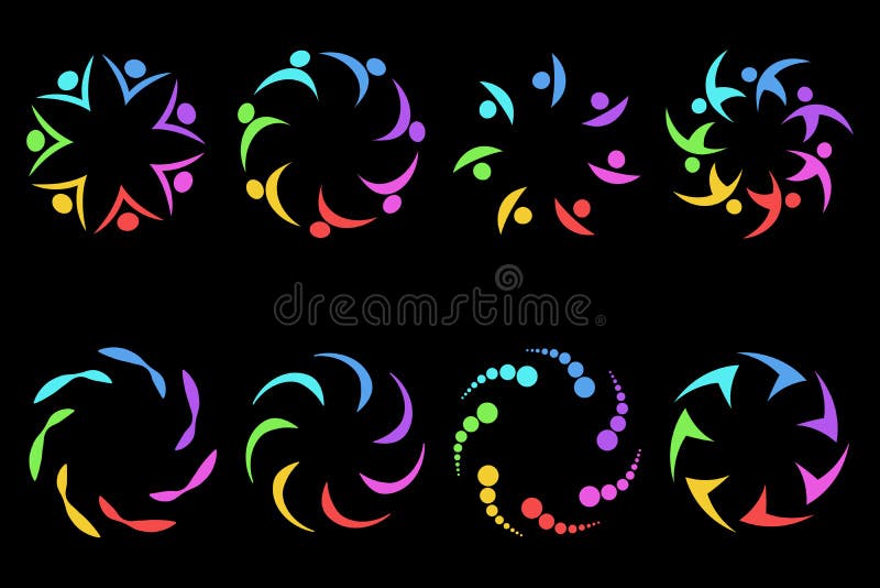 Logo social relations icon stock vector. Illustration of graphic ...
