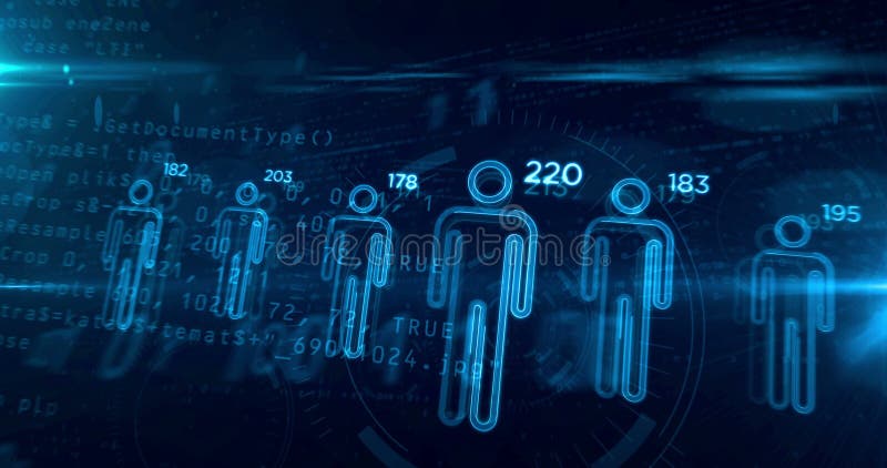 Social Scoring and People Rating Looping Concept Animation Stock Video ...