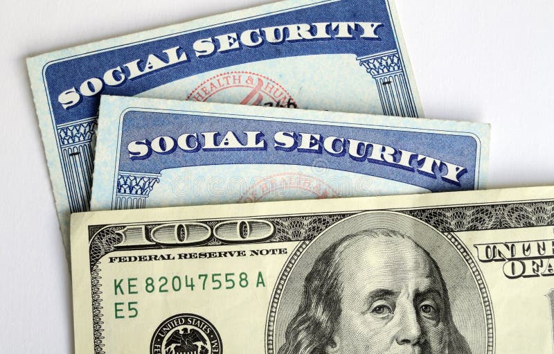 Social Security and Retirement Income Stock Photo - Image of social ...