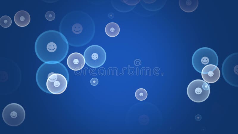Social Smile Network Icons Pattern on Gradient Background Stock Footage ...
