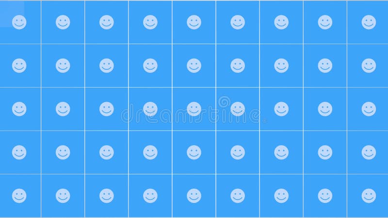 Social Smile Network Icons Pattern on Gradient Background Stock Footage ...