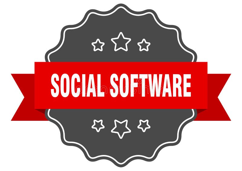 Social Software App Icon. Generative AI. Stock Illustration ...