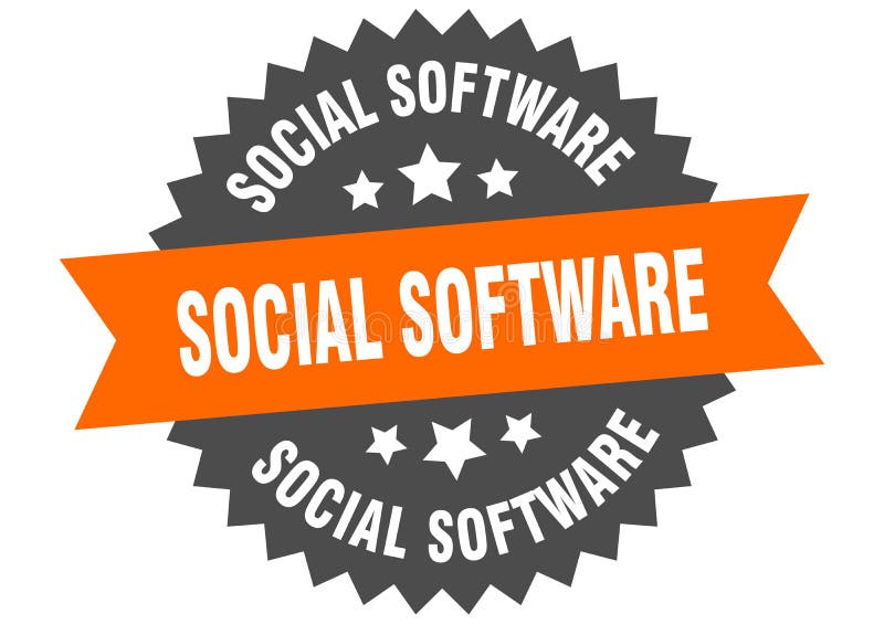 Social Software App Icon. Generative AI. Stock Illustration ...