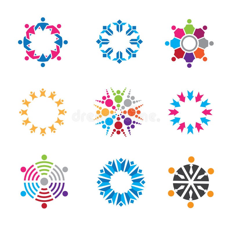 Social symbol in business stock illustration. Illustration of health ...