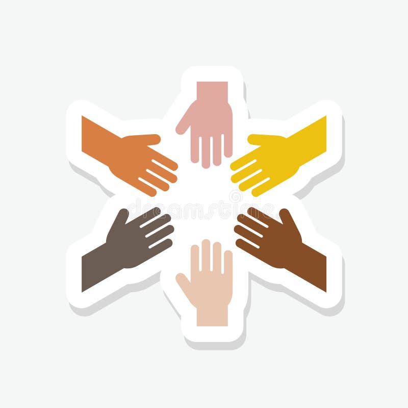 Social Team Logo Sticker Icon Stock Vector - Illustration of logotype ...