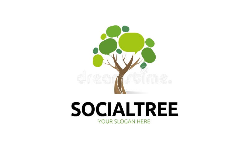 Social net tree stock illustration. Illustration of network - 26291544