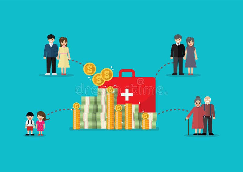 Social welfare concept stock vector. Illustration of currency - 179423719