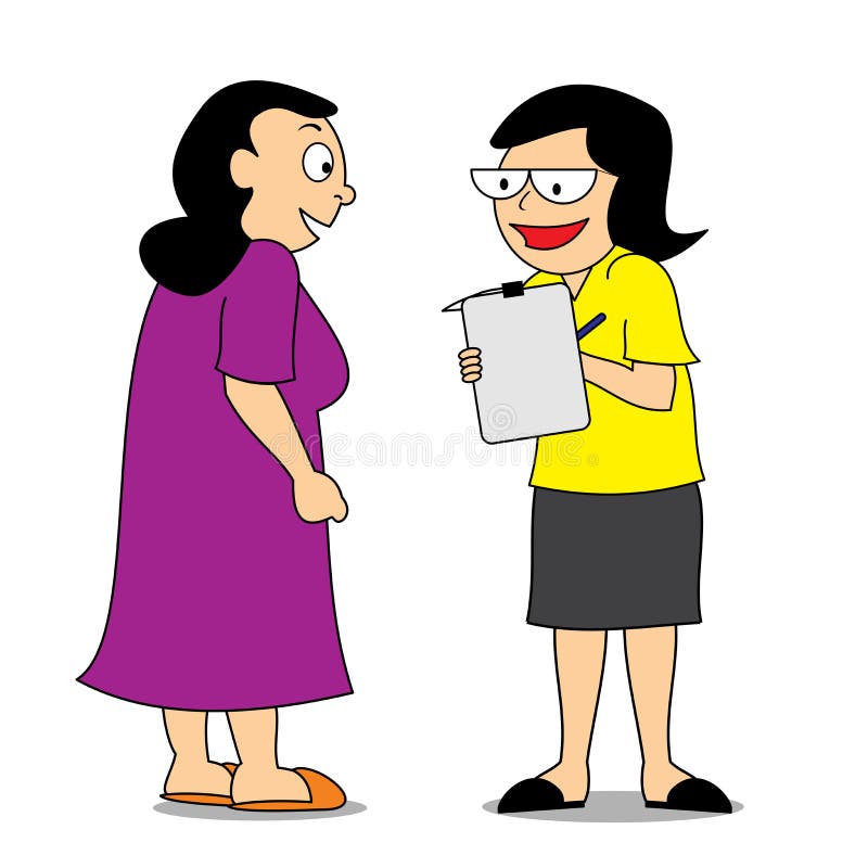 Clipart Of Person Taking A Survey