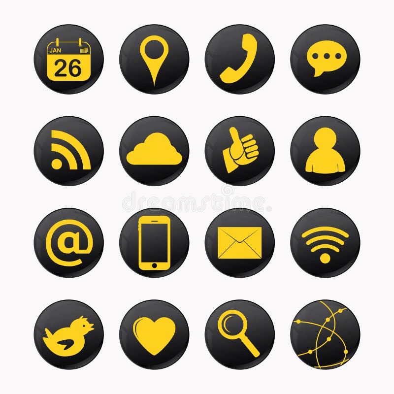 Social network stock vector. Illustration of marketing - 19364523