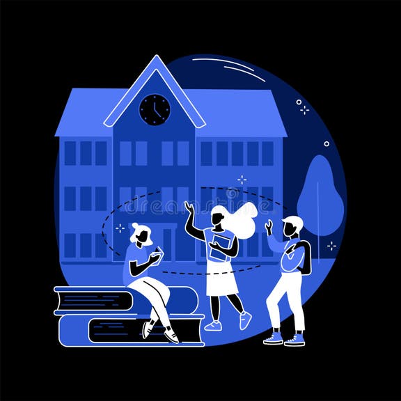 Socialization of Pupils Abstract Concept Vector Illustration. Stock ...