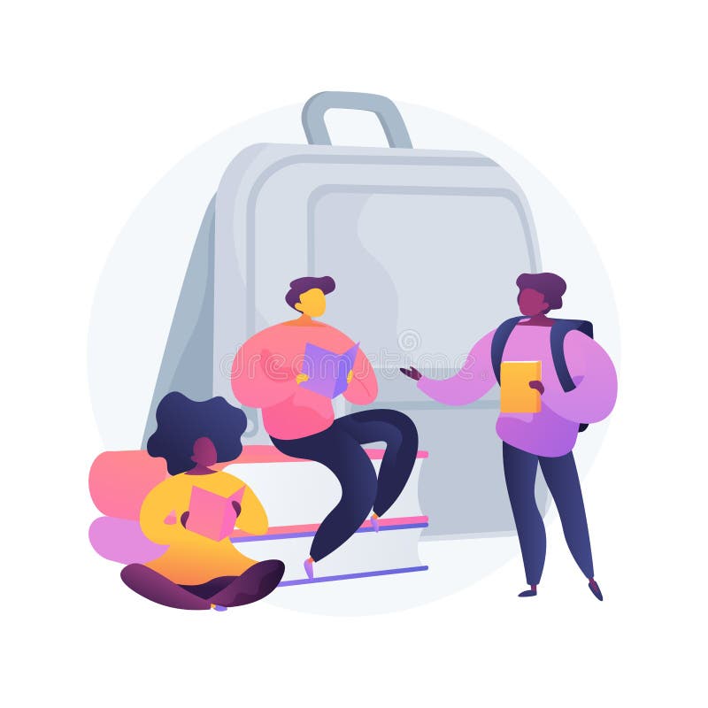 Socialization of Pupils Abstract Concept Vector Illustration Stock ...