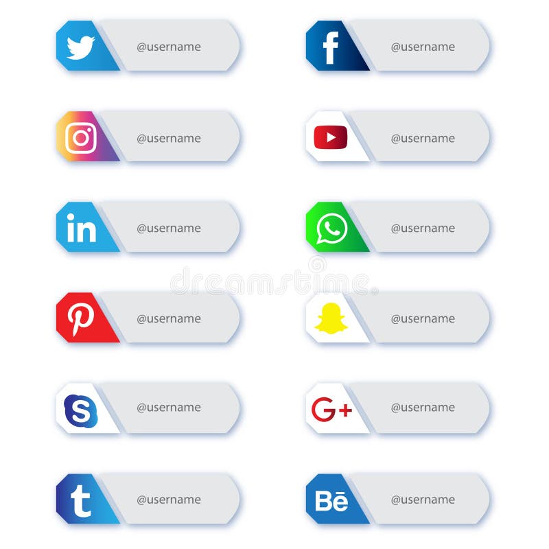 Social Media Logos And Names
