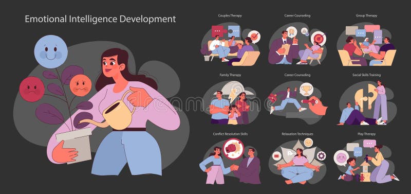 Various Psychological Therapy Techniques Stock Illustrations – 13 ...