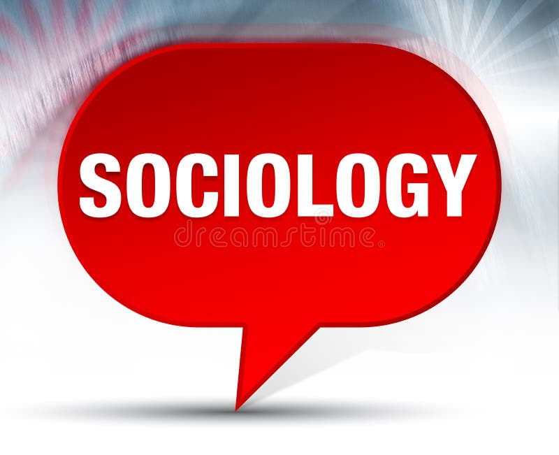 Sociology Red Banner Abstract Background Stock Illustration ...