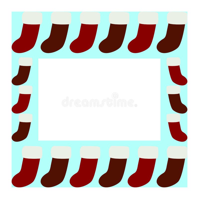 Sock frame stock vector. Illustration of cook, angel - 60823557