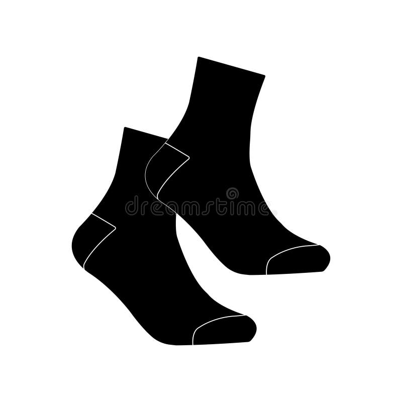Sock icon stock vector. Illustration of merry, sport - 296490065