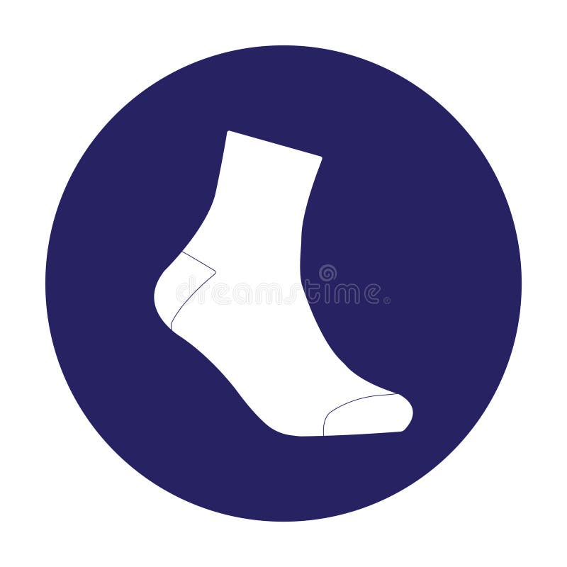 Sock icon stock vector. Illustration of icon, striped - 296490079