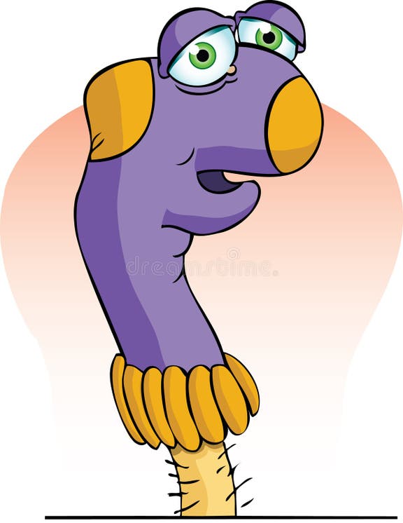 Sock Puppet stock vector. Illustration of purple, sock - 3546397