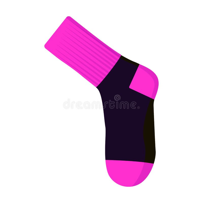 Sock Vector Icon.Cartoon Vector Icon Isolated on White Background Sock ...