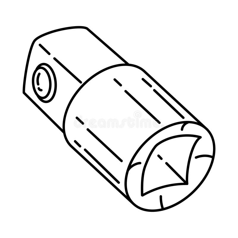 Socket Adapters Icon. Doodle Hand Drawn or Outline Icon Style Stock ...