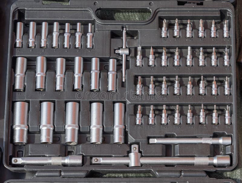 Socket Bits Set stock image. Image of numbers, metric - 266584951
