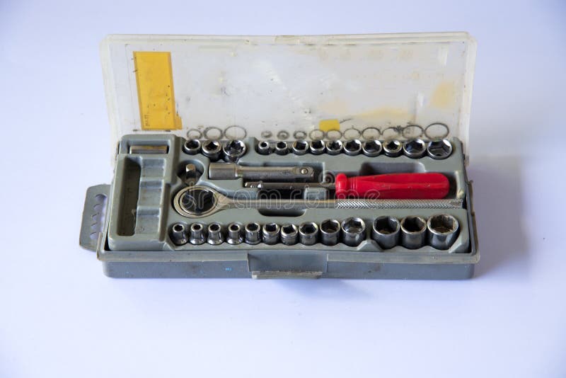 Socket Box Set for Maintenance Stock Photo - Image of mechanic ...