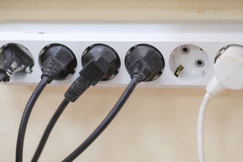 Socket close up stock image. Image of supply, power - 127230935