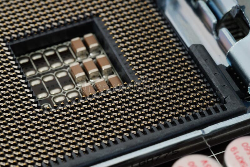 Socket computer motheboard stock image. Image of socket - 22479067
