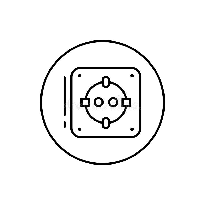 Socket, Connector Icon. Simple Line, Outline Vector Elements of ...