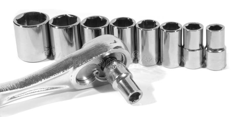 Socket dos imagen de archivo. Imagen de metal, nuevo, trinquete - 2319605