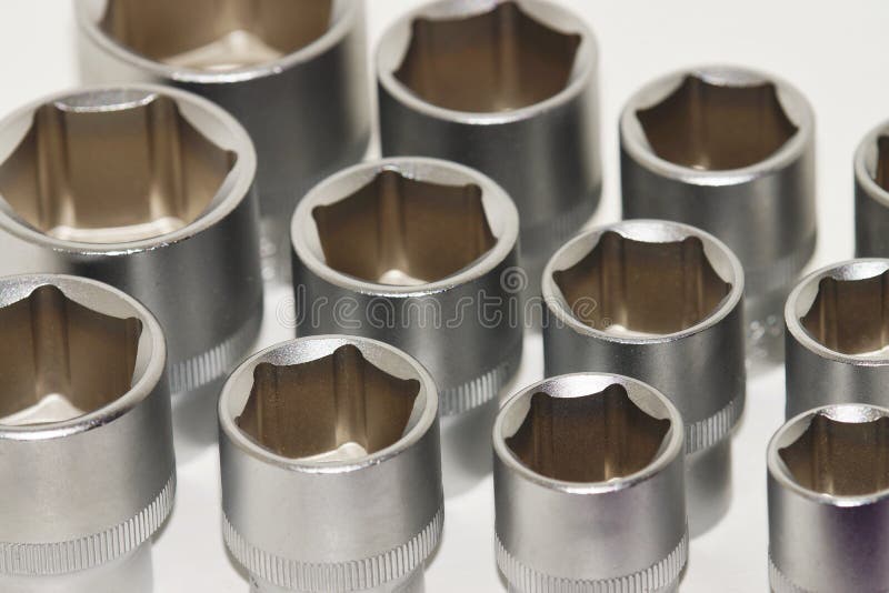 Stainless stock photo. Image of inch, socket, arrangement - 3908