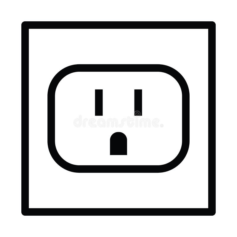 Wall Socket Symbols Set stock vector. Illustration of abstract - 22384391