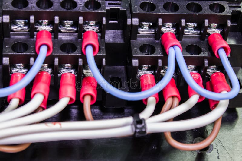 Socket of electric wire. stock photo. Image of blue, electronic - 47588644